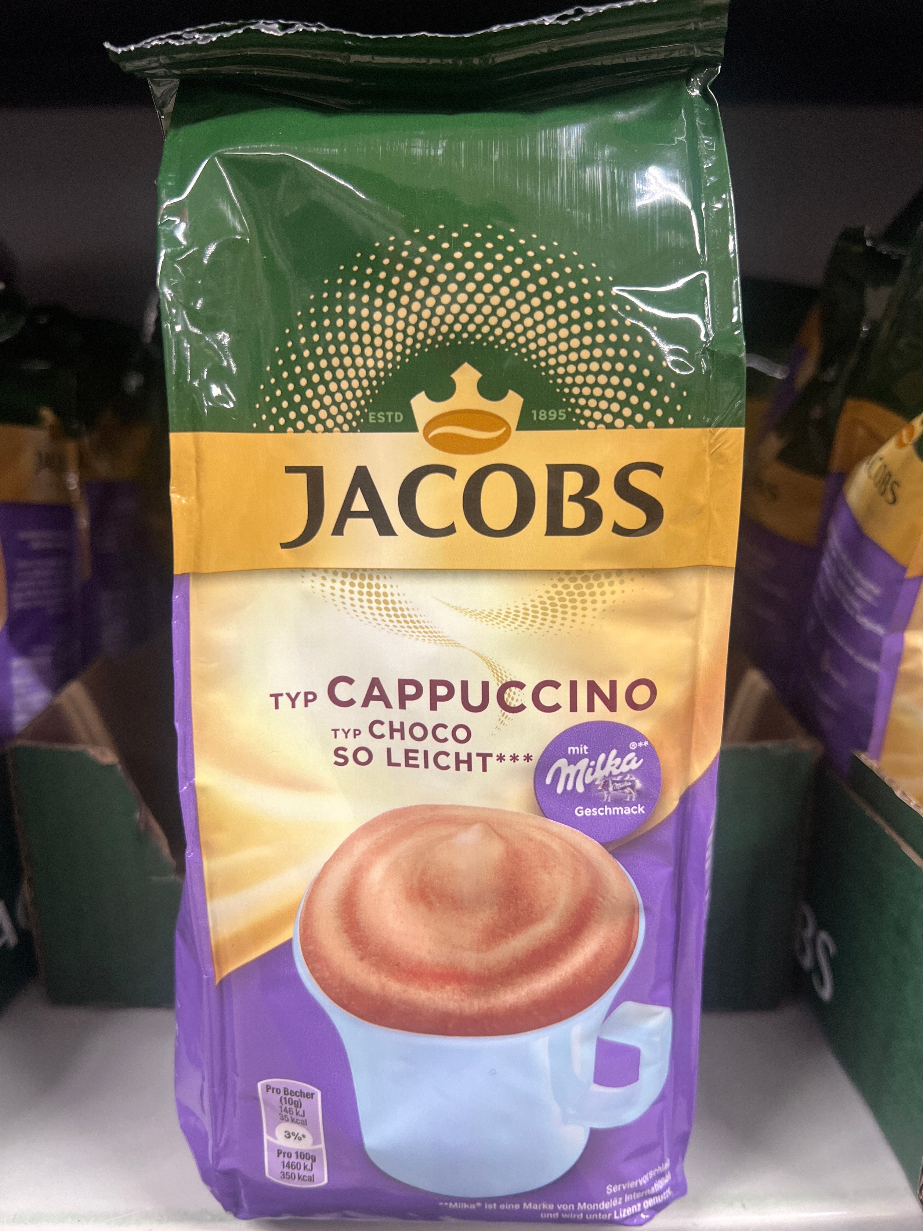 Jacobs Cappuccino Milka 400g – EU Shopping Experience
