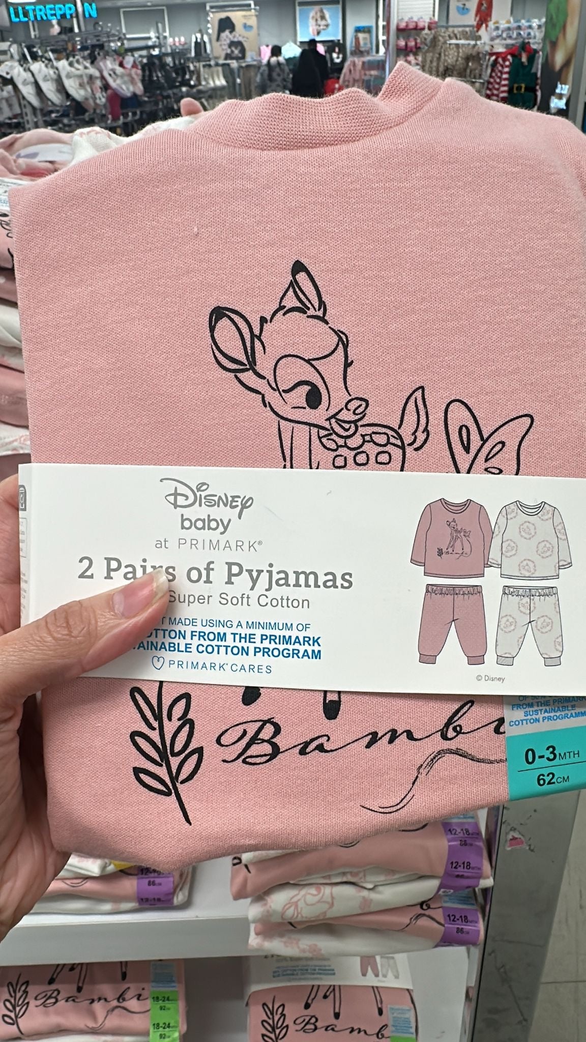 Disney Bambi Pajamas Baby 2 Sets Bundle – EU Shopping Experience