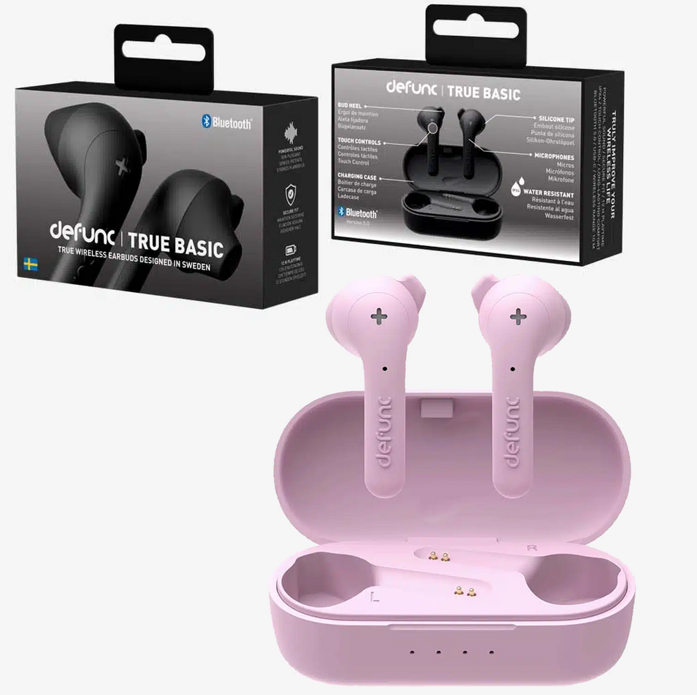 DEFUNC True Basic (PINK) EarPods – EU Shopping Experience